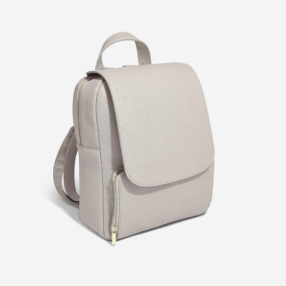 Bags | Stackers Laptop Backpack In Pebble | Poshmark